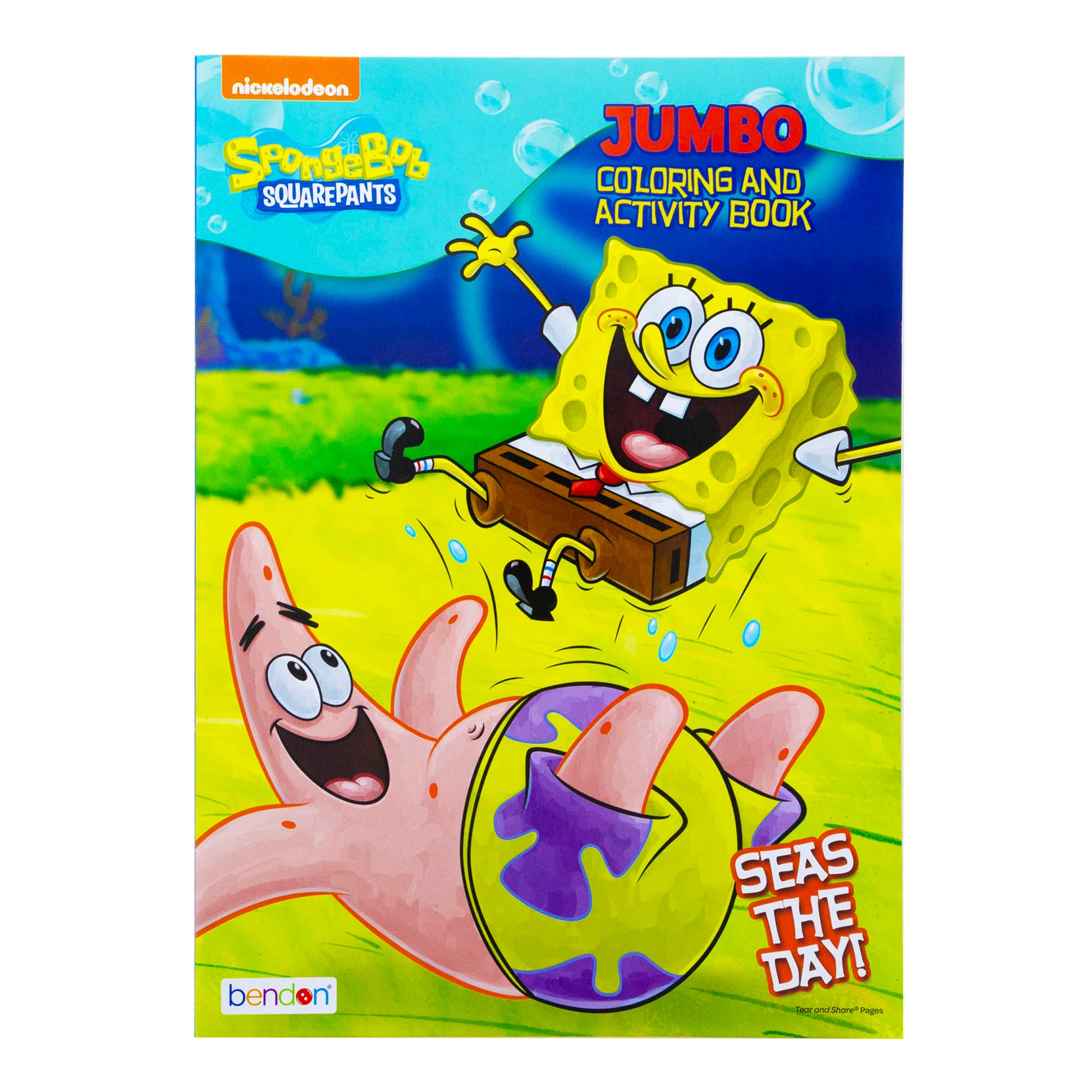 SpongeBob 80pg Coloring Book – BAZIC Store