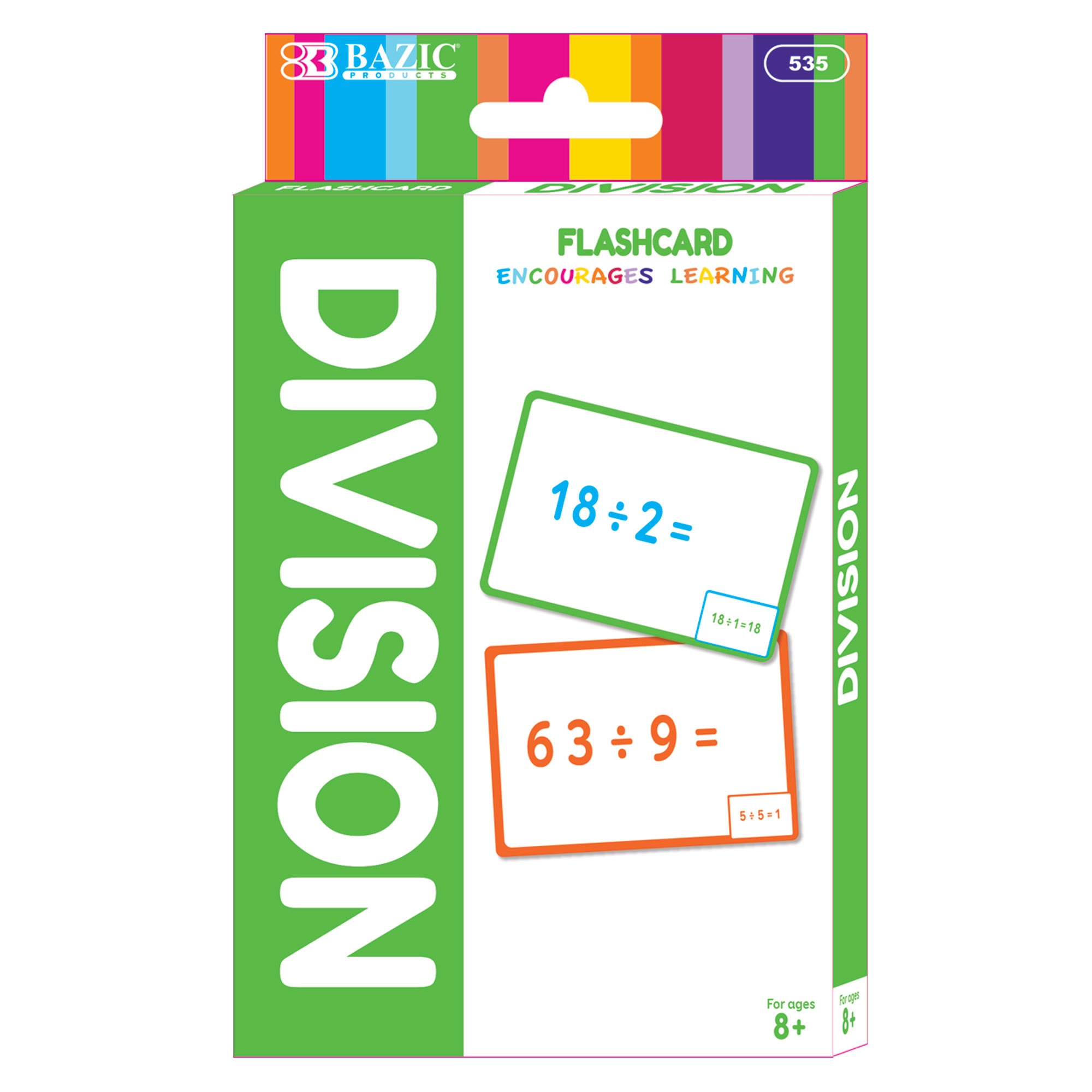 BAZIC Division Flash Cards (36/Pack) – BAZIC Store
