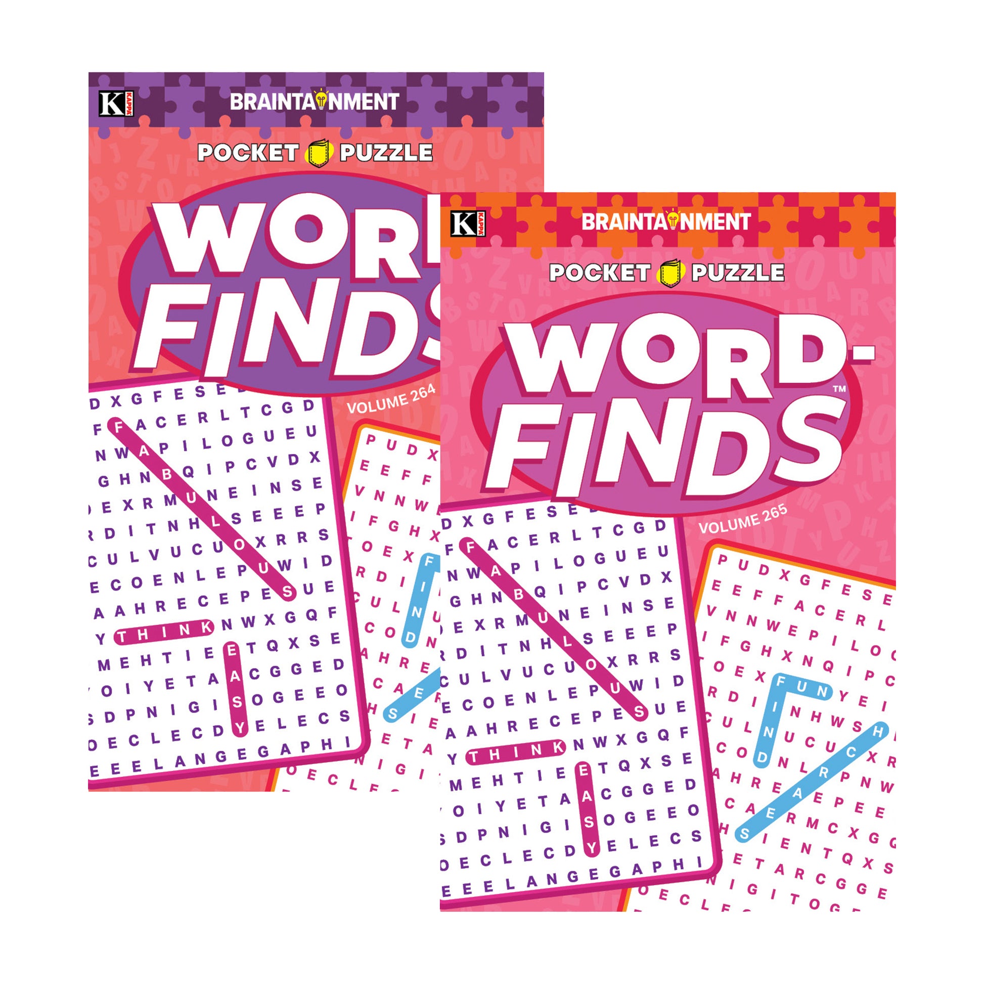 KAPPA Pocket Puzzle Word Finds - Digest Size – BAZIC Store