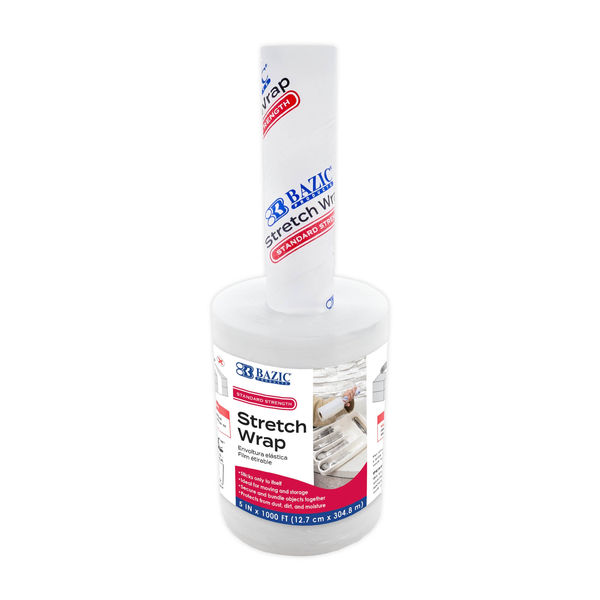 BAZIC 5" x 1000' Stretch Wrap Film – BAZIC Store